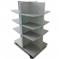 Paper Storage Cart Mobile 4 Tier - Paper Handling Equipment
