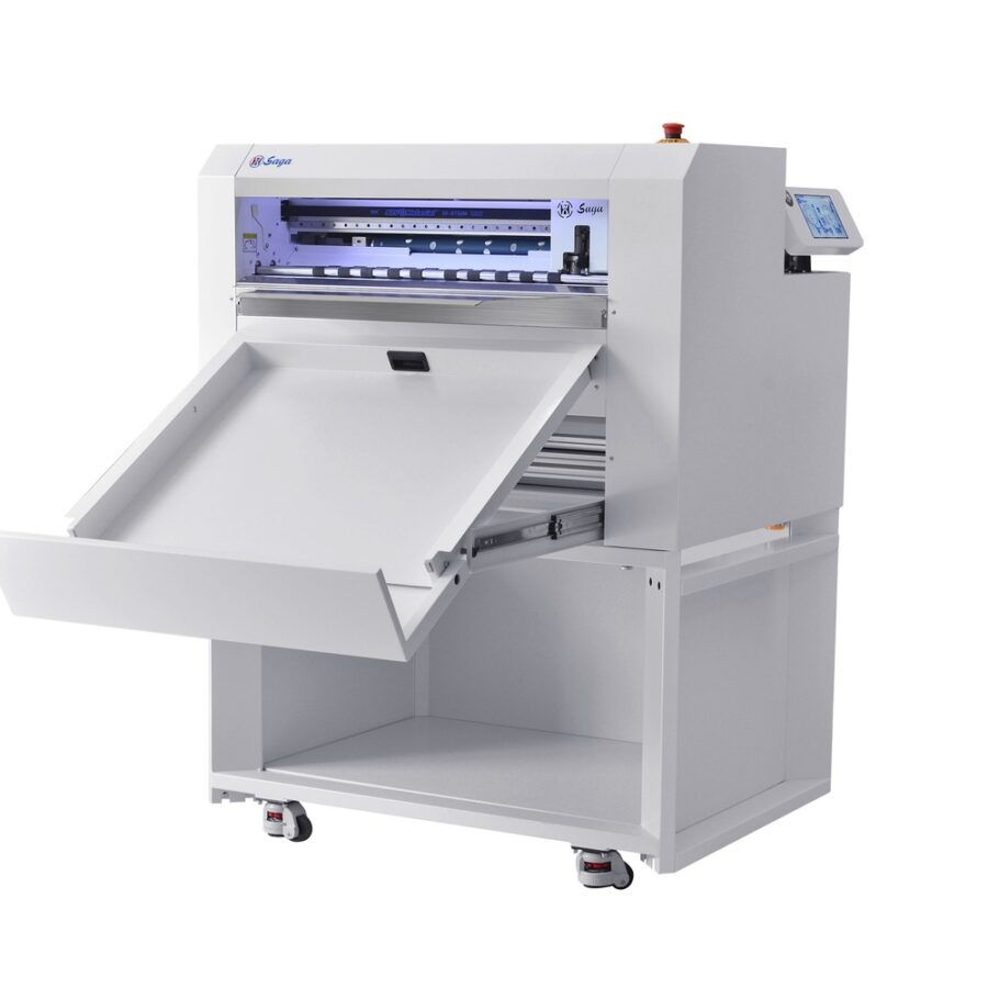 Saga 2301 label sheet cutter for all print shops