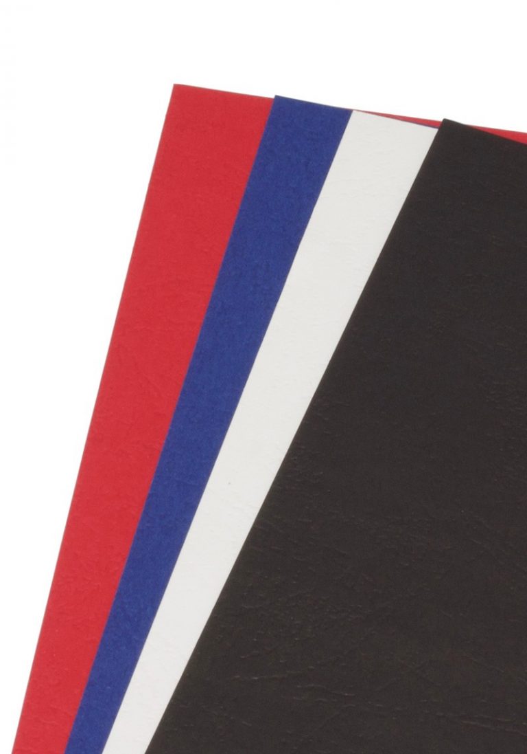 Binding covers including clear pvc frosted pvc and leathergrain boards ...